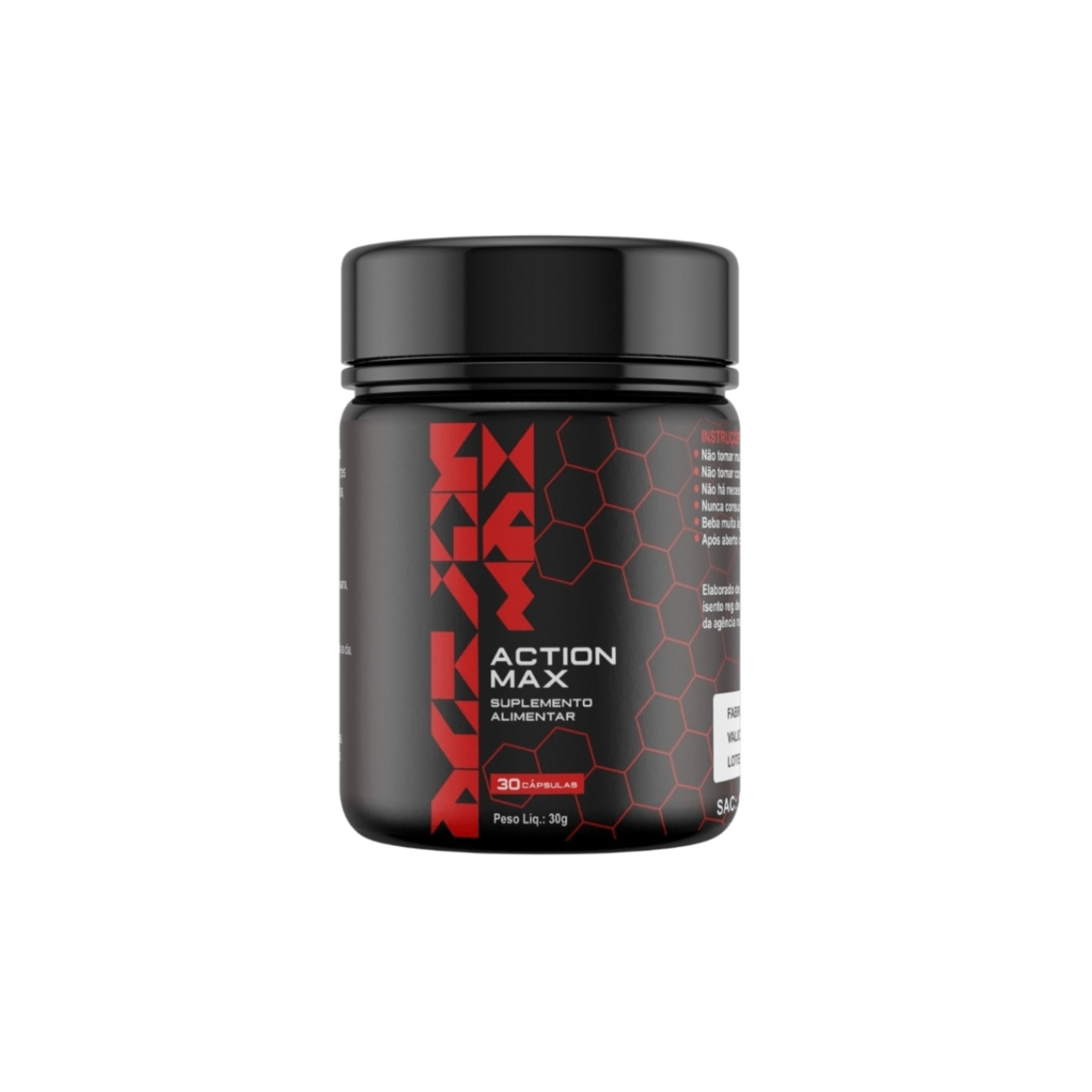 Action Max Red – Metabolism & Appetite Support Supplement – IDY V. FIT ...